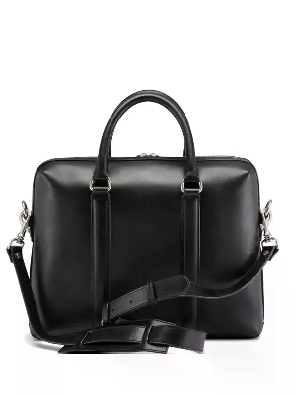 Officine Creative Leather Briefcase - Black