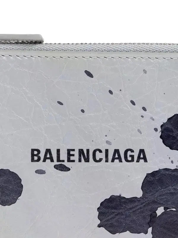 Balenciaga Splatter Zipped Cardholder