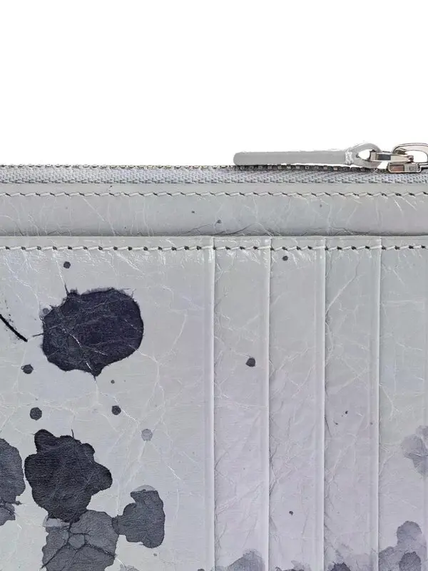 Balenciaga Splatter Zipped Cardholder