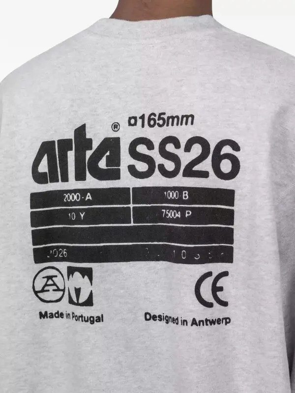 ARTE ANTWERP Crew-neck Sweatshirt - Grey