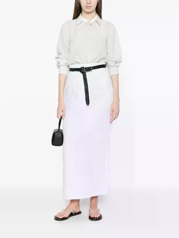 THE ROW Fiora Striped Shirt - White