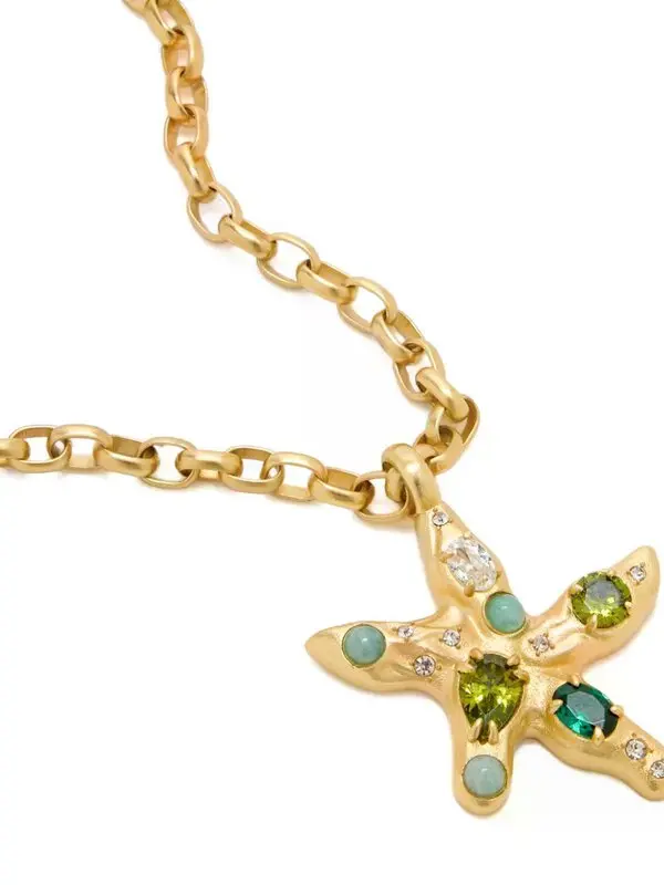 OCEANUS Starlight Starfish Pendant Necklace
