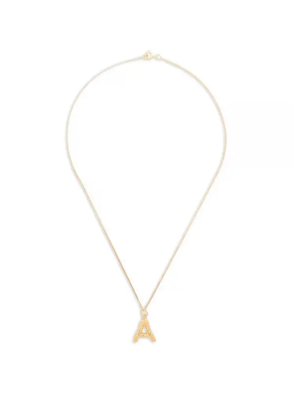 Completedworks A-initial Charm Necklace - Gold