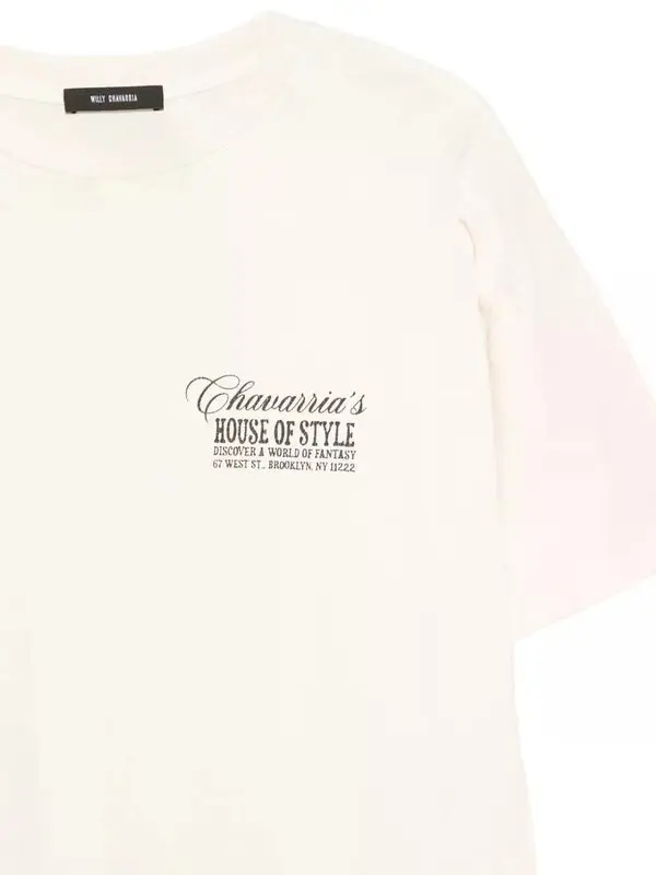 WILLY CHAVARRIA House Of Style T-shirt - Neutrals