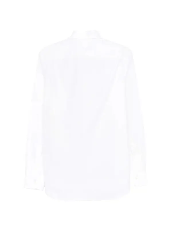 Canali Point-collar Shirt - White