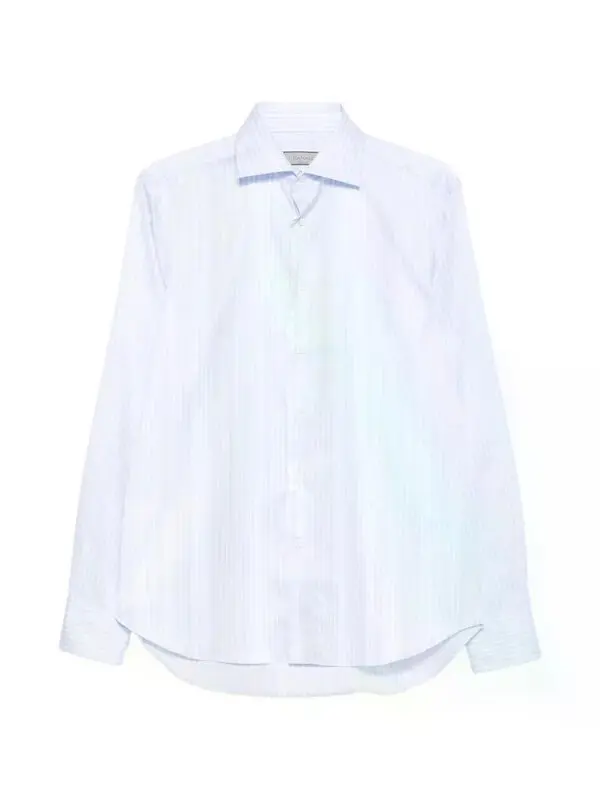 Canali Striped Shirt - Blue
