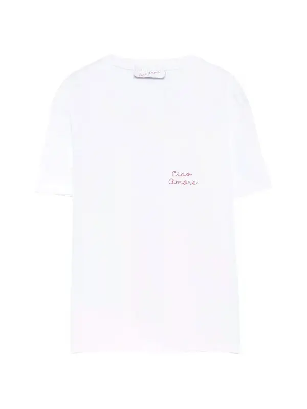 Giada Benincasa Embroidered T-shirt - White
