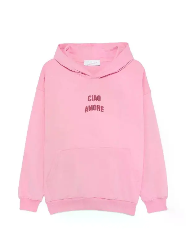 Giada Benincasa Cotton Hoodie - Pink