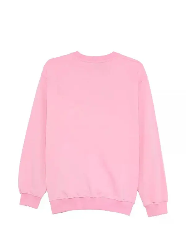 Giada Benincasa Crew-neck Embroidered Sweatshirt - Pink