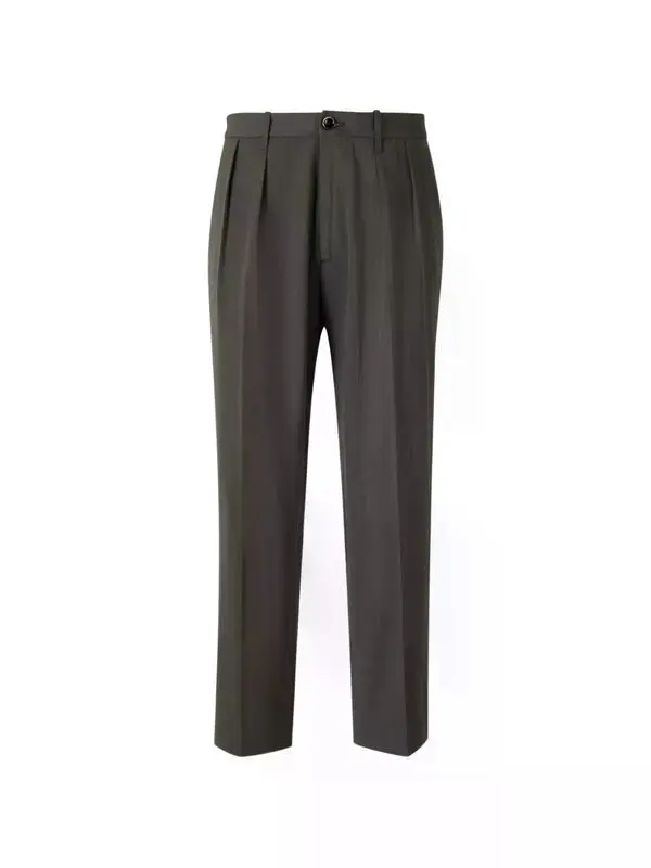 NINE:INTHE:MORNING Pleated Trousers - Green