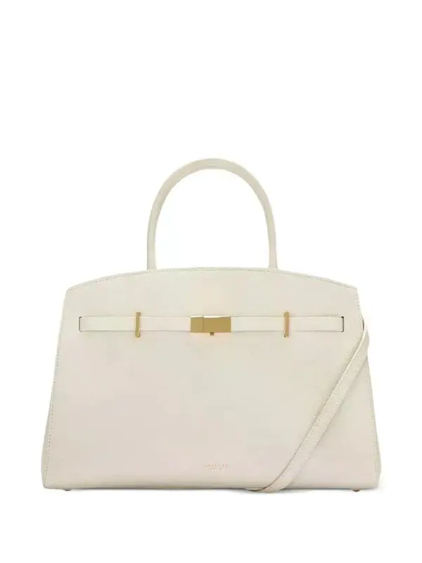 DEMELLIER Midi Hudson Bar-detail Tote Bag - Neutrals