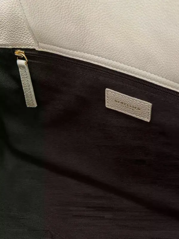 DEMELLIER Midi Hudson Bar-detail Tote Bag - Neutrals
