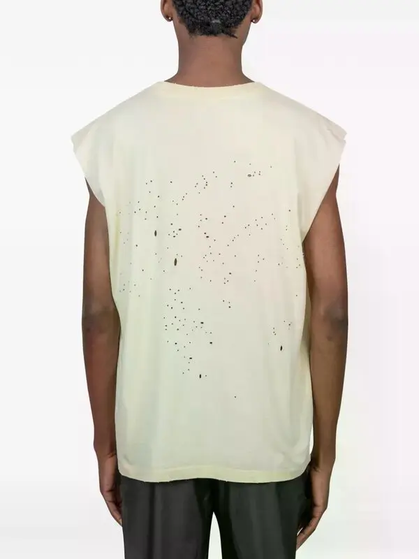 Satisfy Graphic-print Tank Top - Neutrals