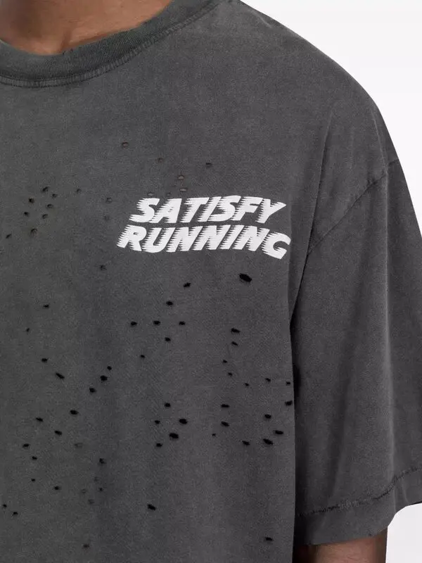 Satisfy Distressed T-shirt - Grey