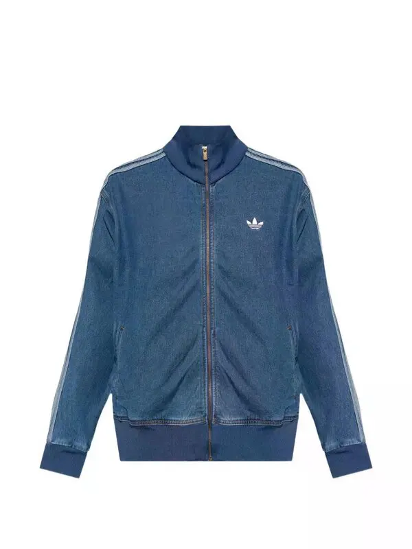 Adidas Adicolor Denim Firebird Sweatshirt - Blue