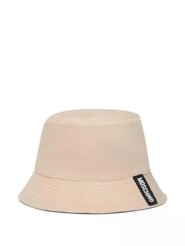Moschino Cotton Bucket Hat - Black