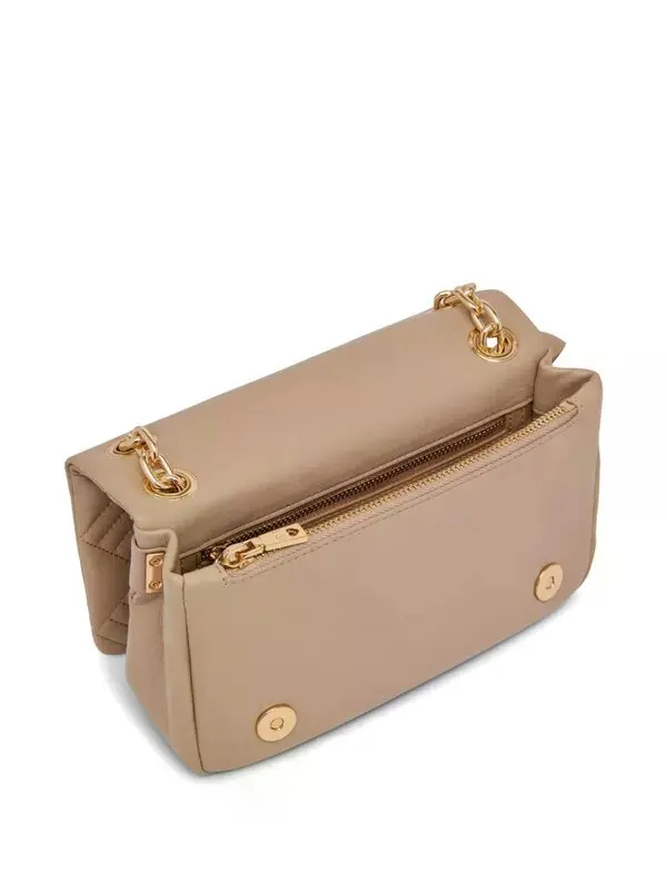 Moschino Quilted Chain Shoulder Bag - Neutrals