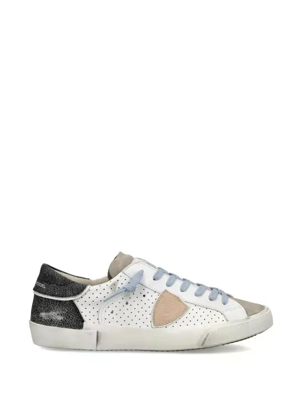 Philippe Model Prsx Low Perforated Sneakers - White
