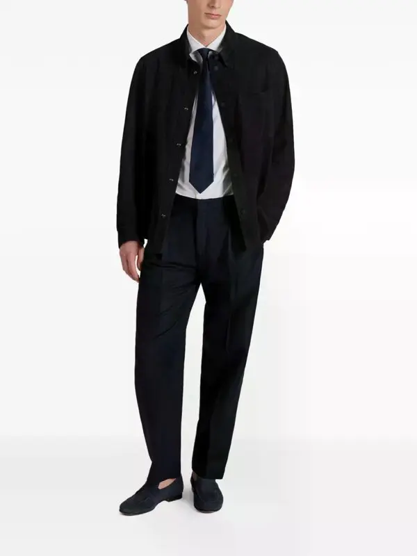 SLOWEAR Suede Overshirt