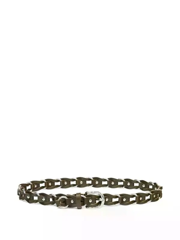 Isabel Marant Bali Leather Belt - Green