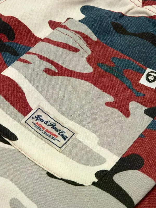 AAPE BY *A BATHING APE Camouflage-print Shorts