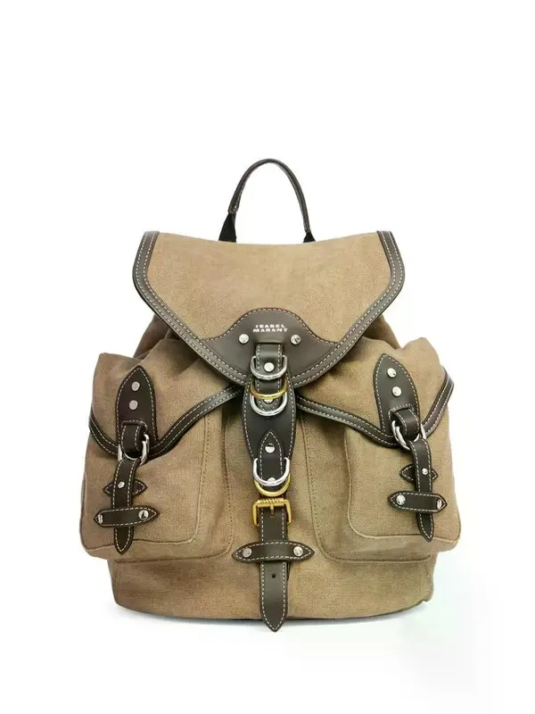 Isabel Marant Yumbo Small Backpack - Neutrals