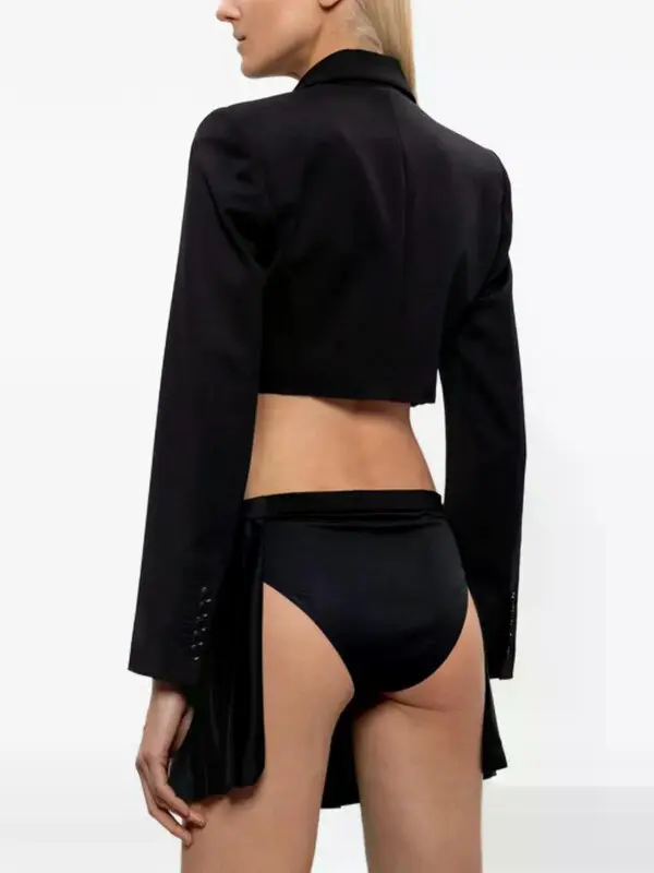 Vetements Single-breasted Cropped Jacket