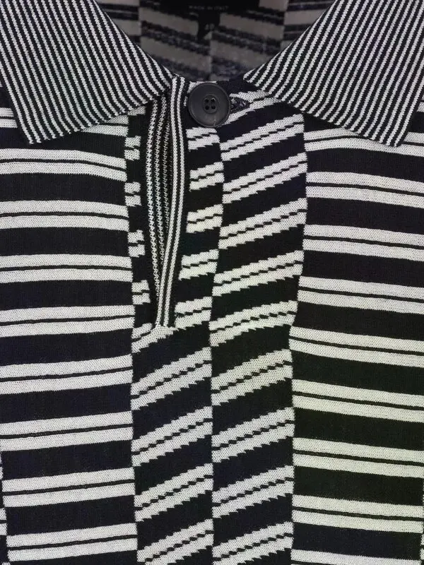 Giorgio Armani Striped Polo Shirt