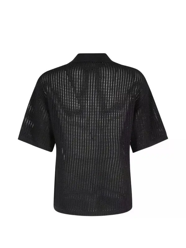 Seventy Short-sleeve Open Knit T-shirt
