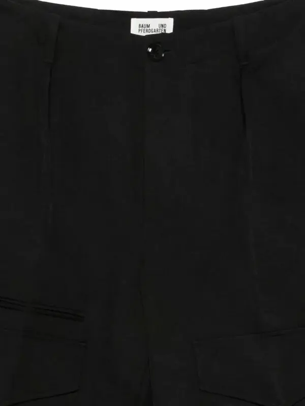 Baum Und Pferdgarten Neria Flap-pocket Trousers - Black