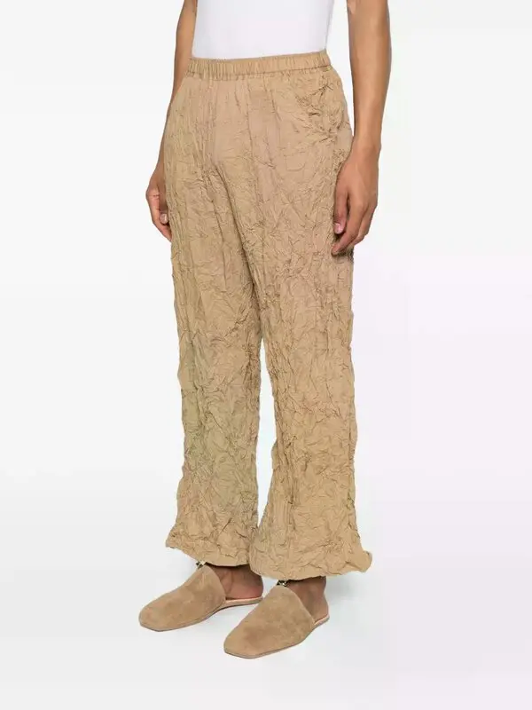 GONGDID DESIGN Crinkled Trousers