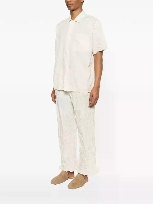 GONGDID DESIGN Chest-pocket Short-sleeves Shirt