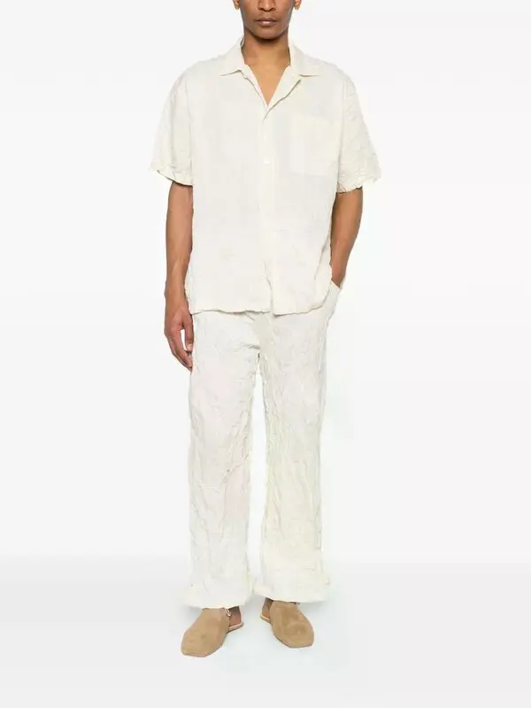 GONGDID DESIGN Elastic-waistband Trousers