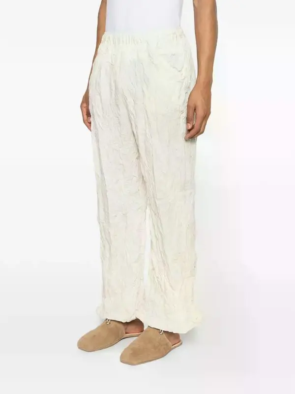 GONGDID DESIGN Elastic-waistband Trousers