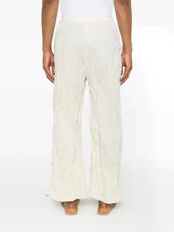 GONGDID DESIGN Elastic-waistband Trousers