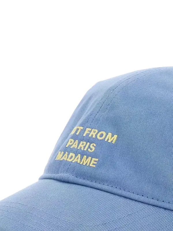 Drole De Monsieur Embroidery Cap - Blue