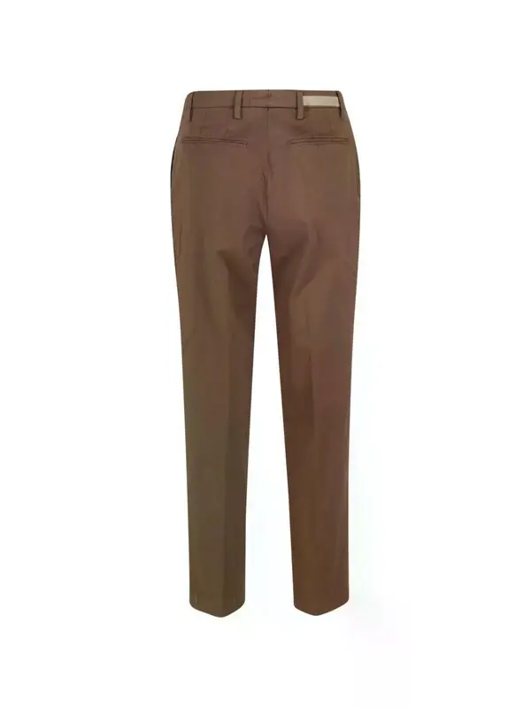 BRIGLIA 1949 Button Straight Trousers - Brown