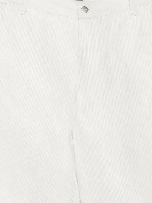 Carhartt Work In Progress Striped Cotton Shorts - Neutrals