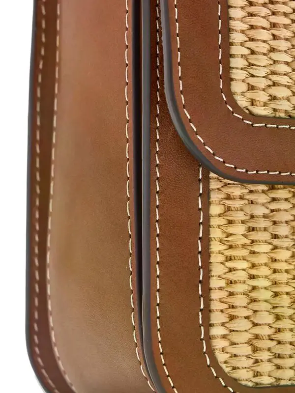 LOEFFLER RANDALL Woven-panel Cross-body Bag
