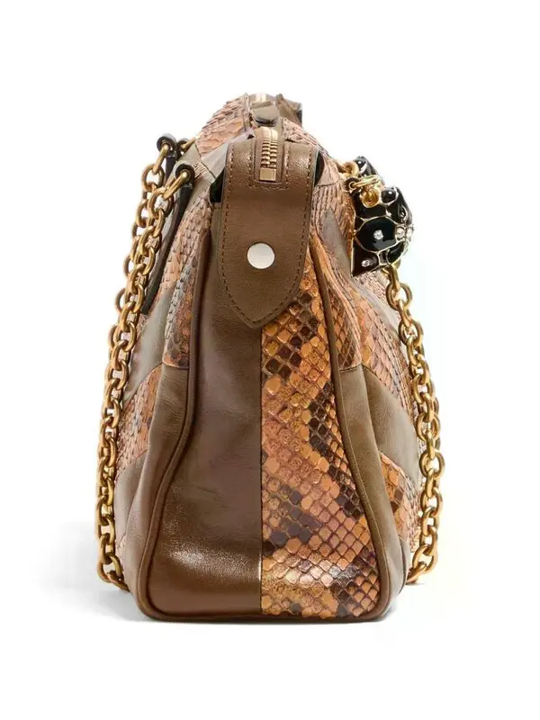Valentino Garavani Panthea Medium Shoulder Bag - Brown