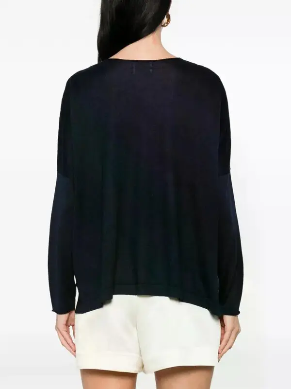 BEYOU V-neck Sweater - Blue