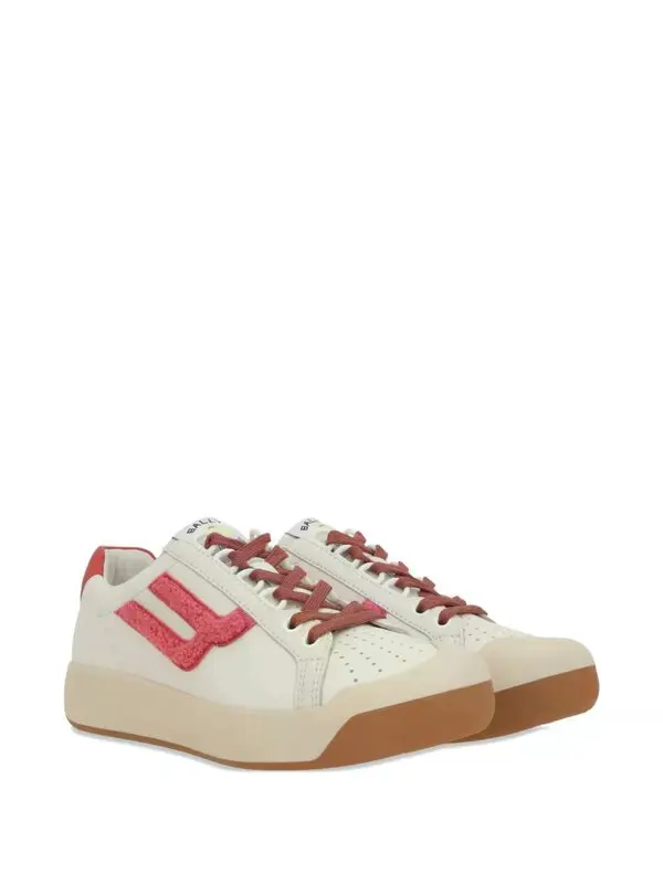 Bally Lace-up Leather Sneakers - Neutrals