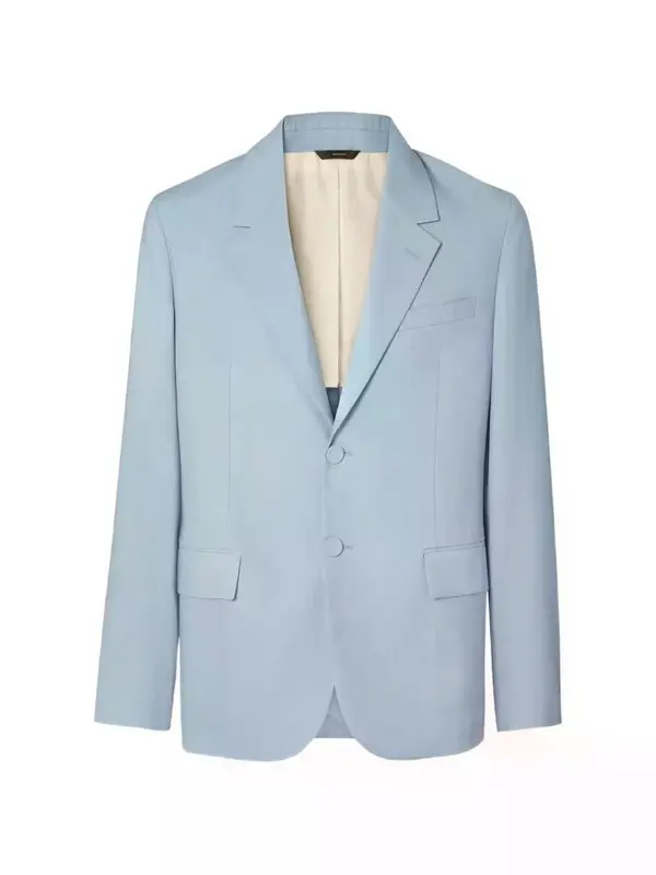 Fendi Single-breasted Blazer - Blue