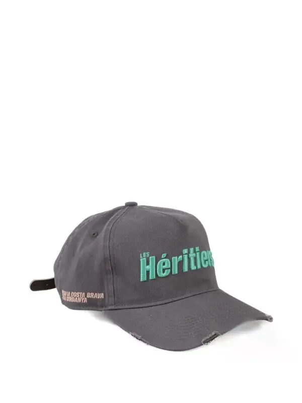 LES HÉRITIERS Logo-embroidered Baseball Cap