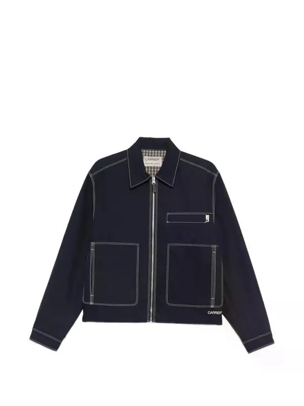 CARRER Bay Zip-up Shirt Jacket - Blue