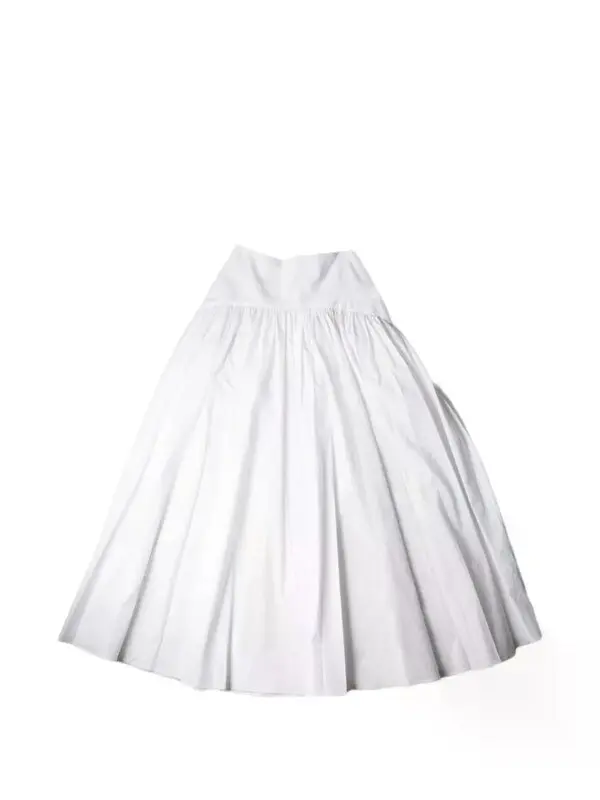 Staud Procida Ruffled Midi Skirt