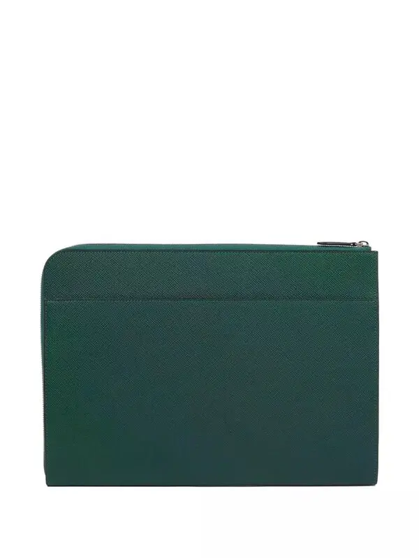 Smythson Small Panama Zip Laptop Bag