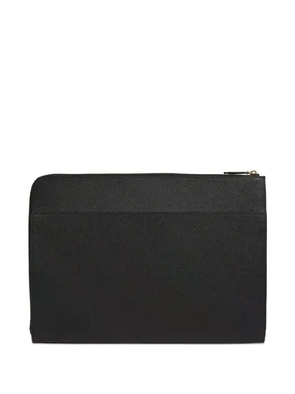 Smythson Large Panama Zip Laptop Bag