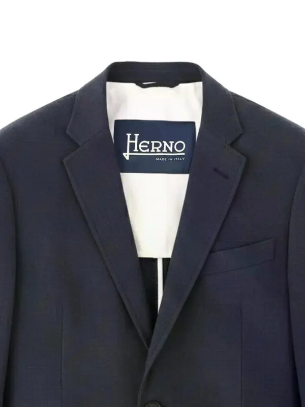 Herno Single Breasted Blazer