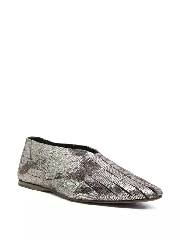 PANTANETTI Pointed-toe Ballet Flats